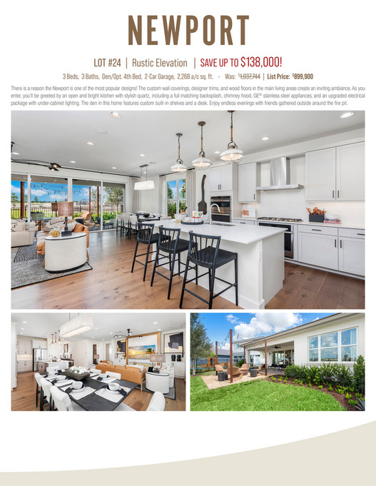 GL Homes - GL Homes at Arden Models For Sale Brochure - Page 2-3