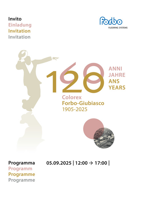 Invito | Einladung | Invitation - Forbo Giubiasco & Colorex - Seite 1