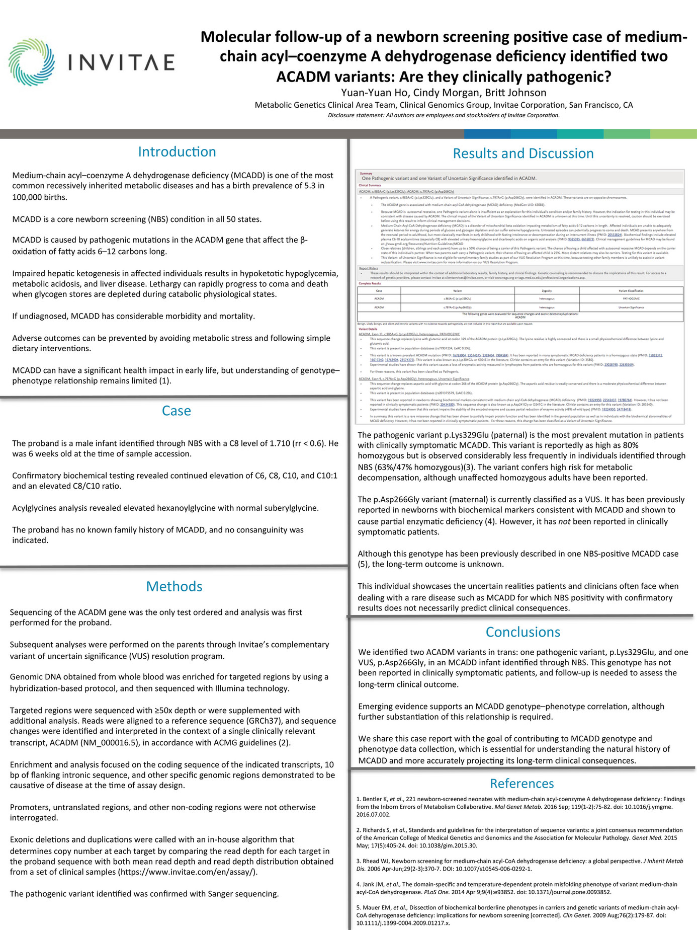 Invitae - Invitae_ASHG2016_Ho - Page 1