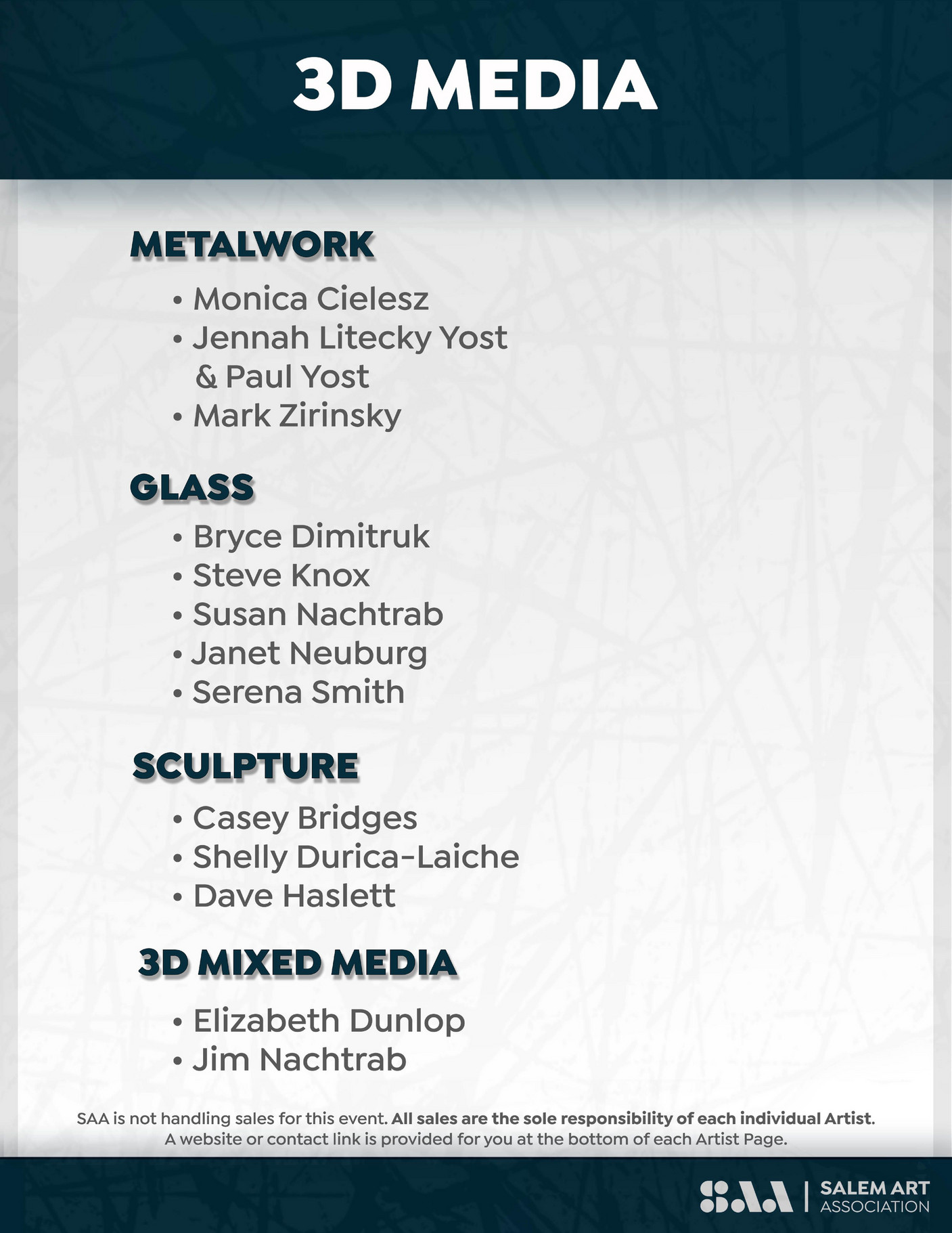 Salem Art Association - 3D mixed - Page 1