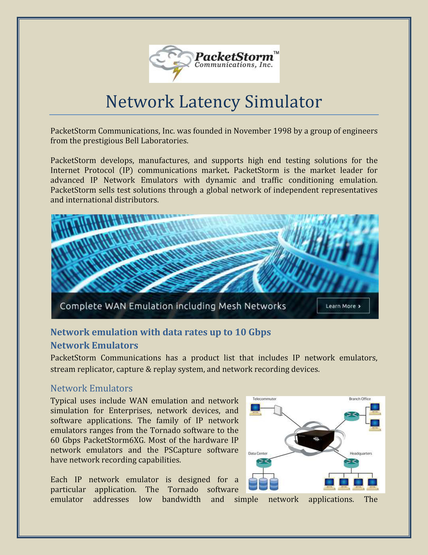 My publications - Network Latency Simulator - Page 1 - Created with ...
