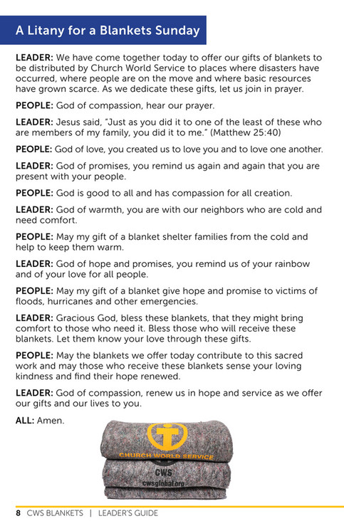 Church World Service - CWS Blanket Leaders Guide - Page 10-11