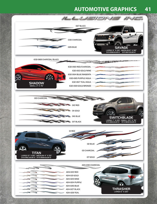 Vinyl Graphics - 2017 Vinyl Graphics Catalog - Page 40-41 - Created ...