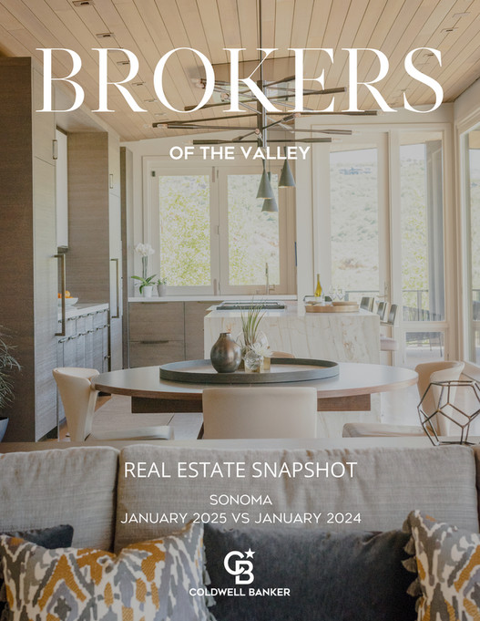 Coldwell Banker BOV - Sonoma Real Estate Snapshot_Jan 2025 - Page 1