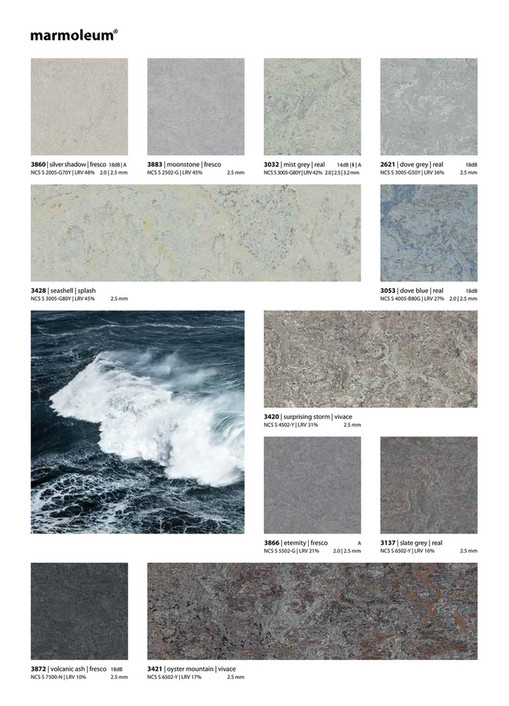 Forbo Flooring NL Stalenboek | Marmoleum Marbled - Pagina 10-11