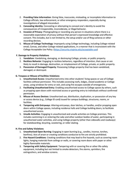 University of Virginia's College at Wise - Student Conduct System ...