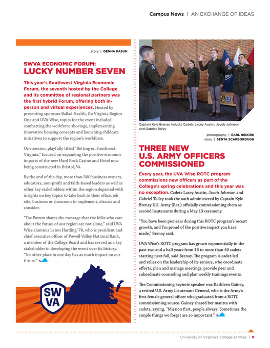 University of Virginia's College at Wise - UVA Wise Magazine Spring ...