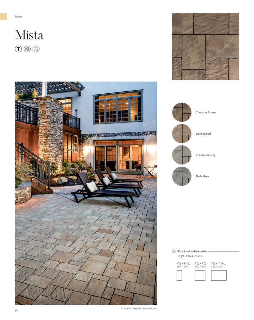 Techo Block Pavers Mista