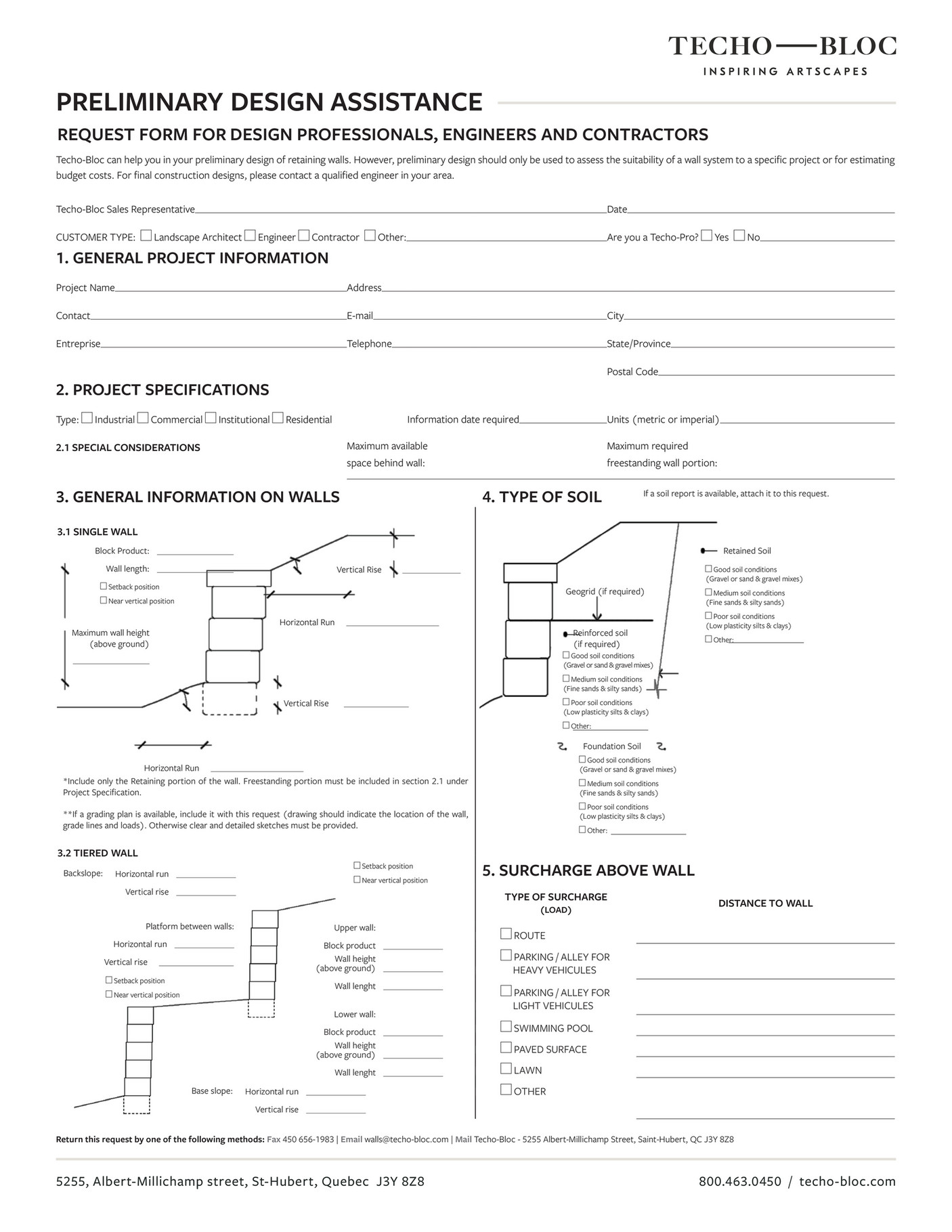 Techo-Bloc Inc. - Preliminary Design Assistance - Page 1