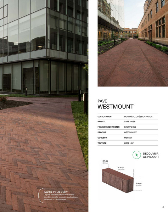 Techo-Bloc Inc. - TB2023_Commercial_CATALOG_WEB-FR - Page 18-19