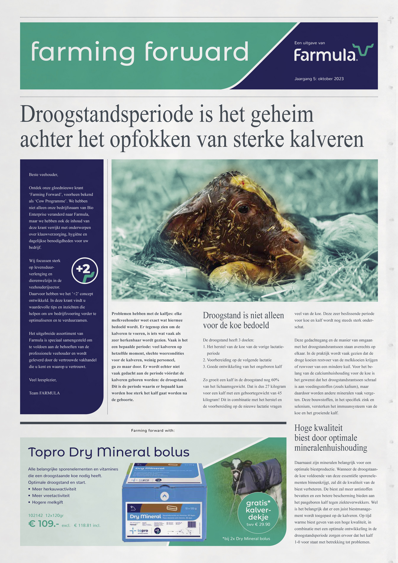 Farmula - Farming Forward Farmula (fff) krant - Pagina 1