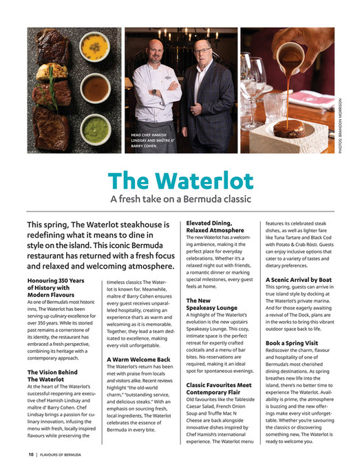 The Bermudian Publishing Company - Flavours of Bermuda 2025 - Page 10-11