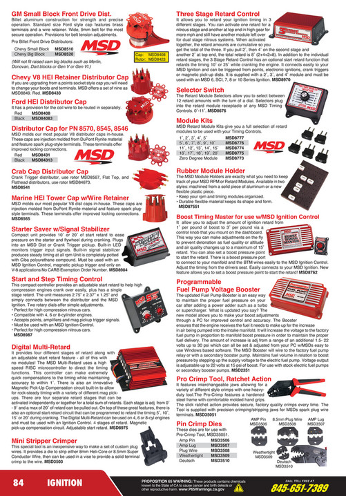 Behrent's Performance Warehouse Master Parts Catalog 2024 - Page 84-85