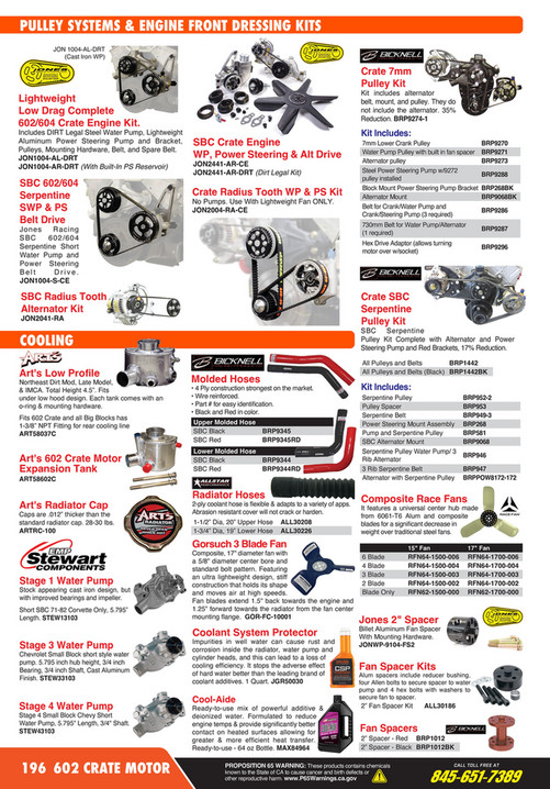 Behrent's Performance Warehouse Master Parts Catalog 2024 - Page 196-197