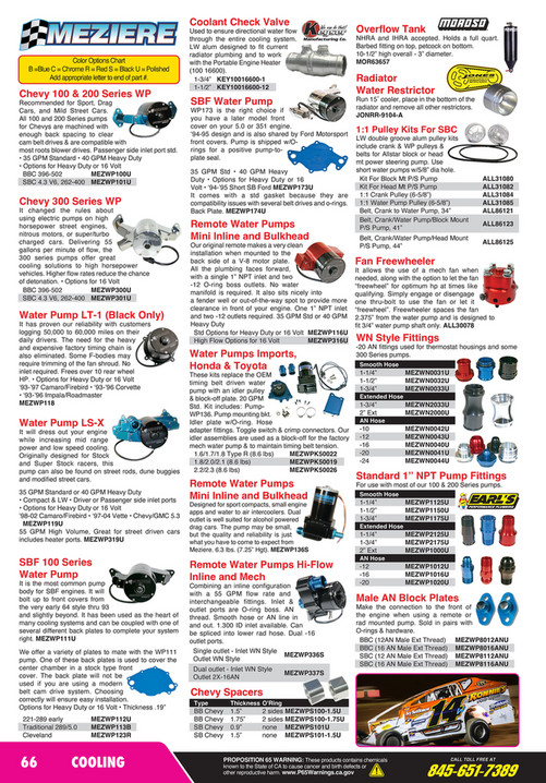 Behrent's Performance Warehouse Master Parts Catalog 2024 - Page 66-67