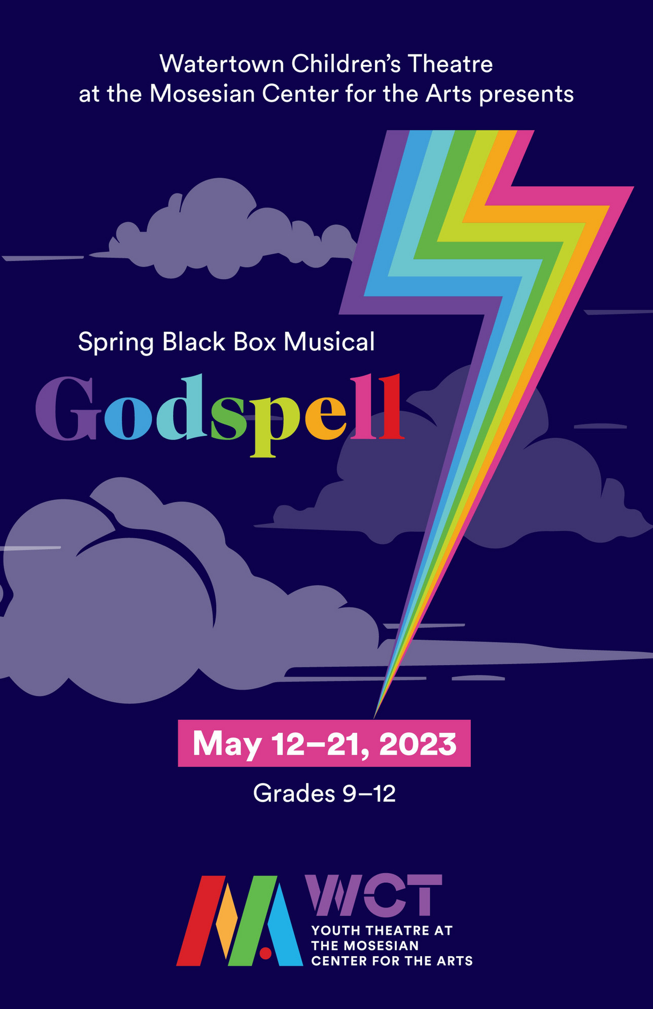 Mosesian Center for the Arts - WCT Godspell Program Book - Page 1