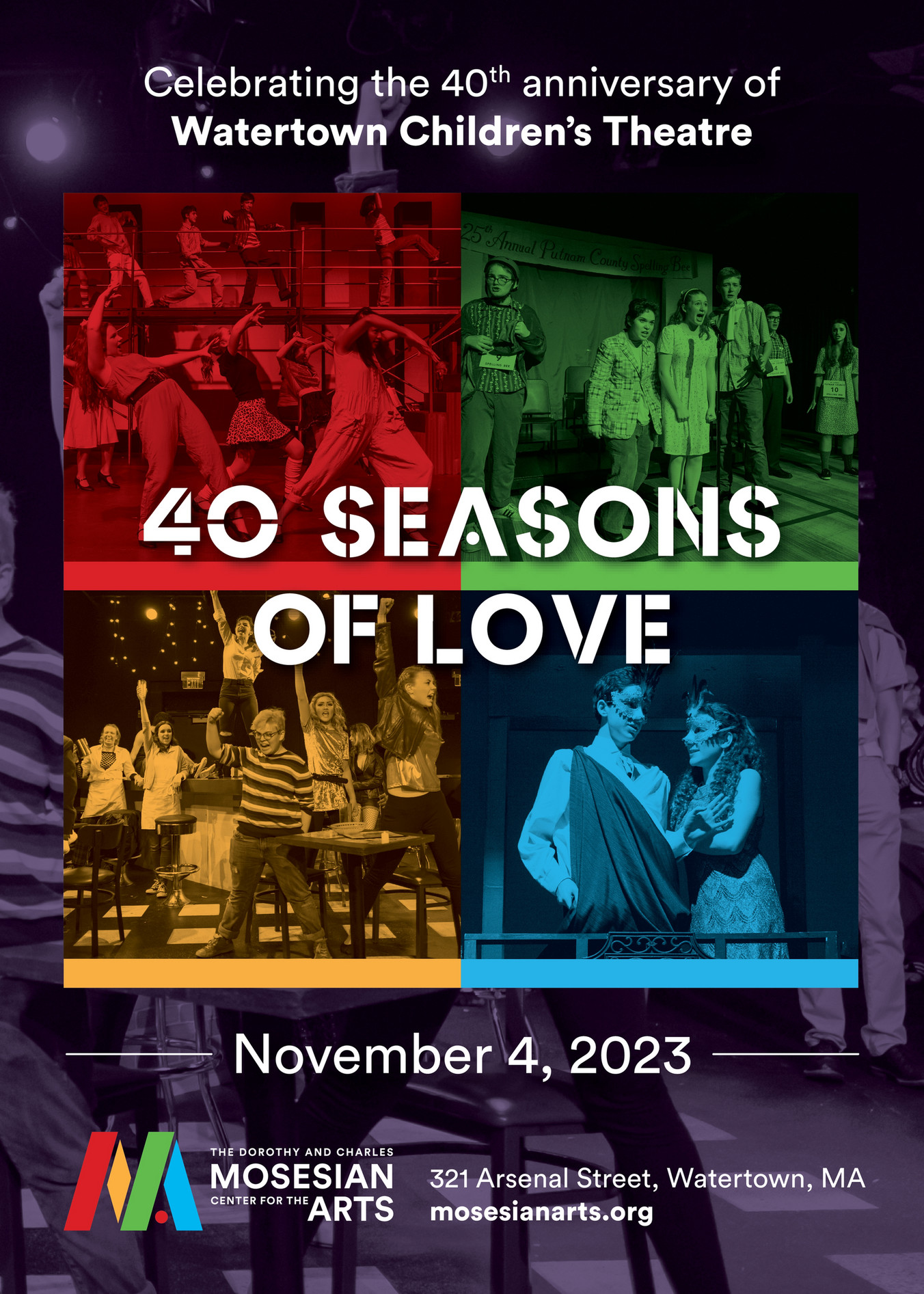 Mosesian Center for the Arts - WCT 40 Seasons of Love Invitation - Page 1 Mosesian Center for the Arts - WCT 40 Seasons of Love Invitation - Page 1