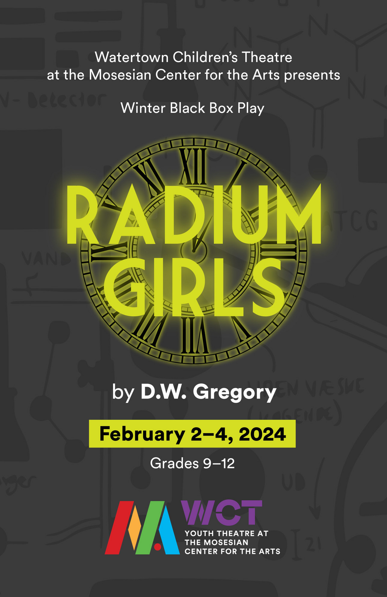 Mosesian Center for the Arts - WCT Radium Girls Program Book - Page 1 Mosesian Center for the Arts - WCT Radium Girls Program Book - Page 1