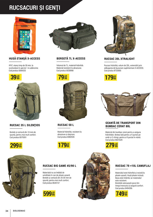 Decathlon Romania - Catalog Solognac 2023-2024 - Pagină 34-35