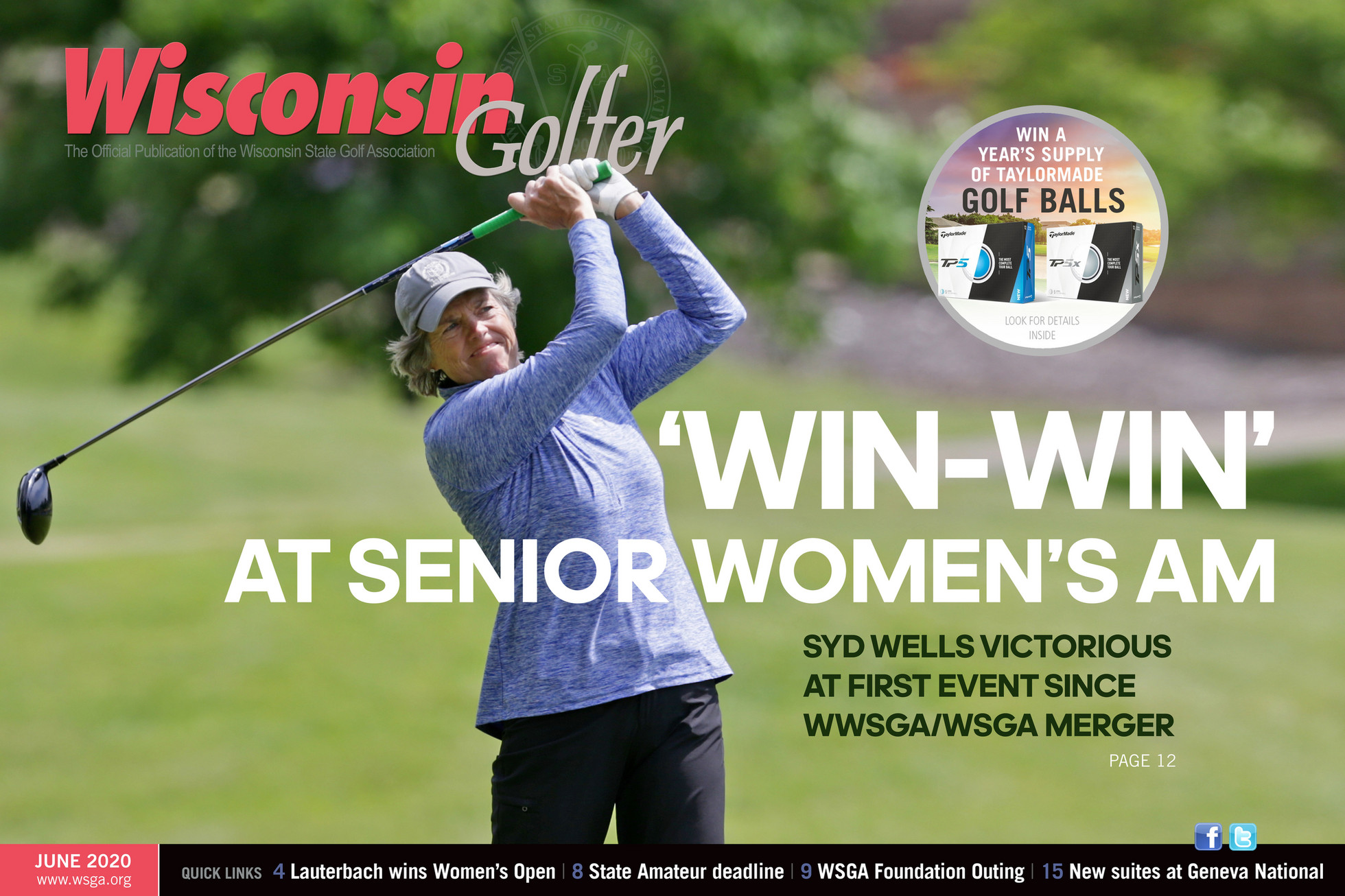 Wisconsin State Golf Association - Wisconsin Golfer - June 2020 - Page 1