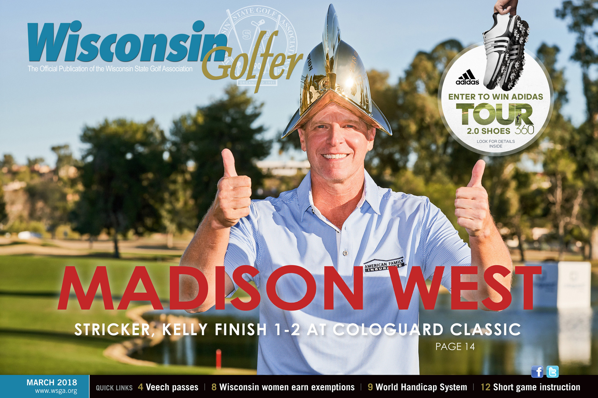 Wisconsin State Golf Association - Wisconsin Golfer - March 2018 - Page 1