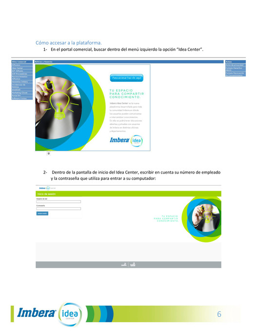 Femsa - Manual de Usuario. Imbera Idea Center - Página 6-7 - Creado con ...