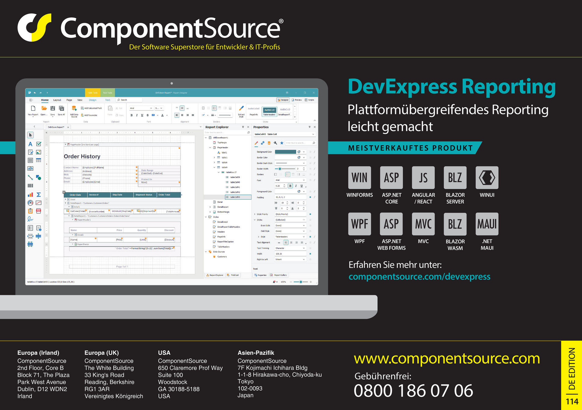 ComponentSource - ComponentSource Paper Catalog Issue 114 DE-EUR - Page 1