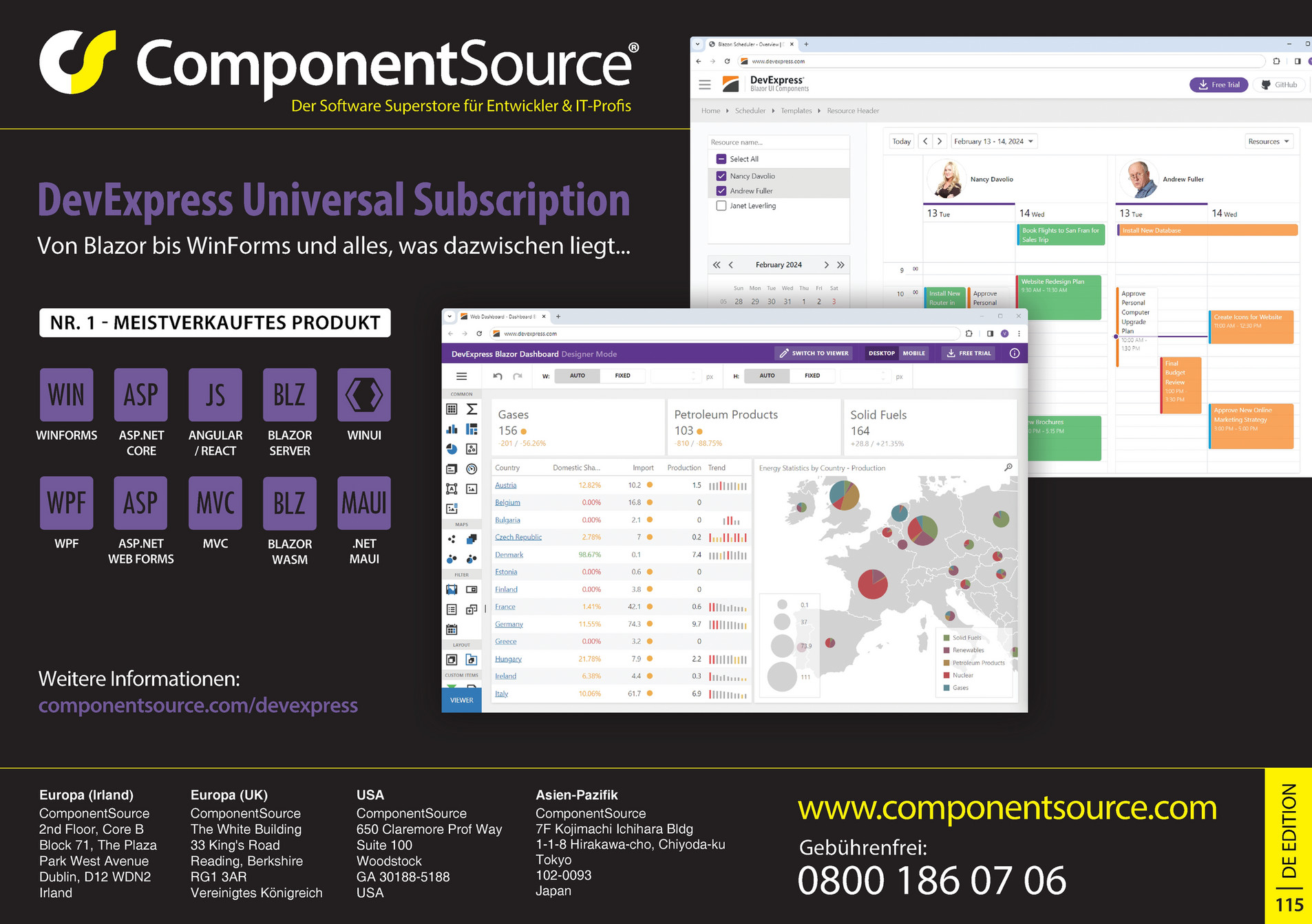 ComponentSource - ComponentSource Paper Catalog Issue 115 DE-EUR - Page 1