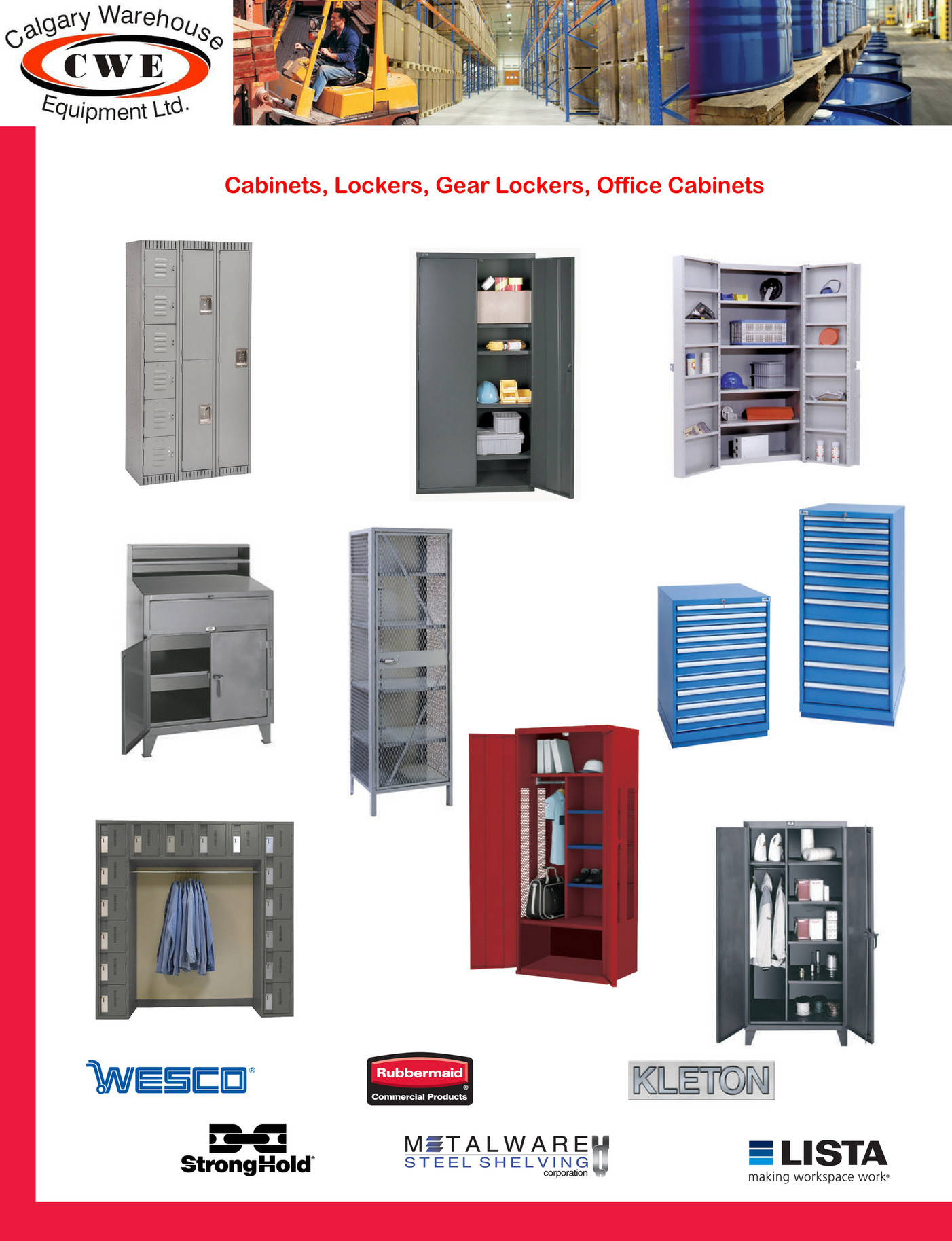 Calgary Warehouse Equipment - CWE Storage Cabinets - Page 1 - Created ...