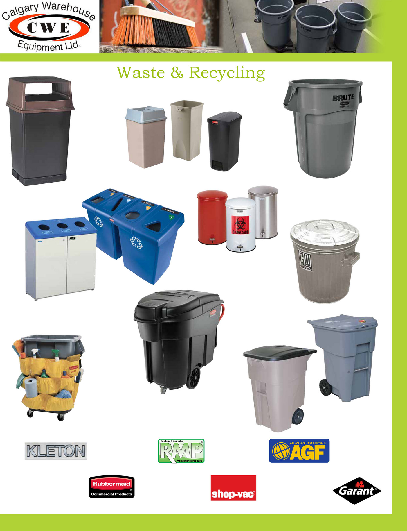 Calgary Warehouse Equipment - CWE Waste & Recycling Equipment - Page 1 ...