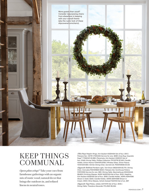 Wayfair LLC - Perigold Catalog | The Holiday Issue - Page 6-7