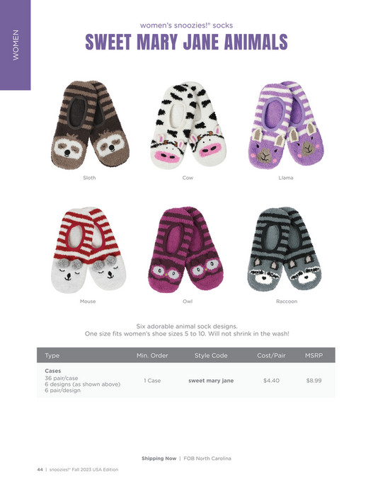 Philip David Company - Snoozies 2023 Fall Catalog - Page 44-45 Philip David Company - Snoozies 2023 Fall Catalog - Page 44-45