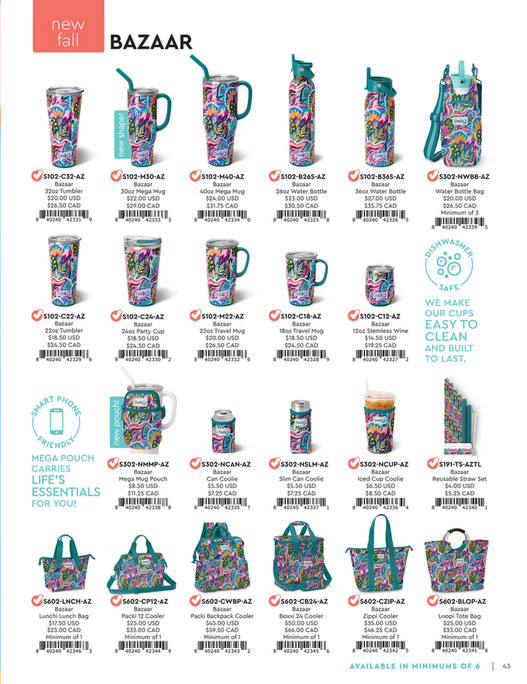 Philip David Company - SummerFall 2024 Swig Catalog - Page 42-43