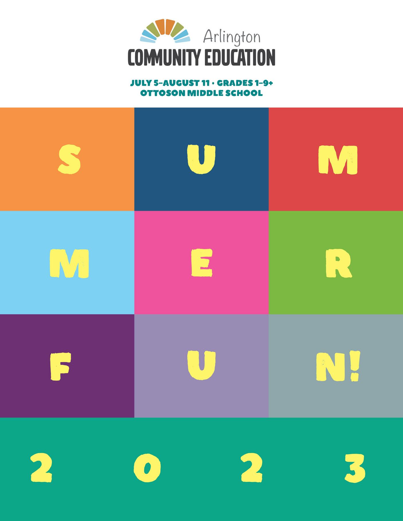 Arlington Community Education SummerFun 2023 Catalog - Page 1