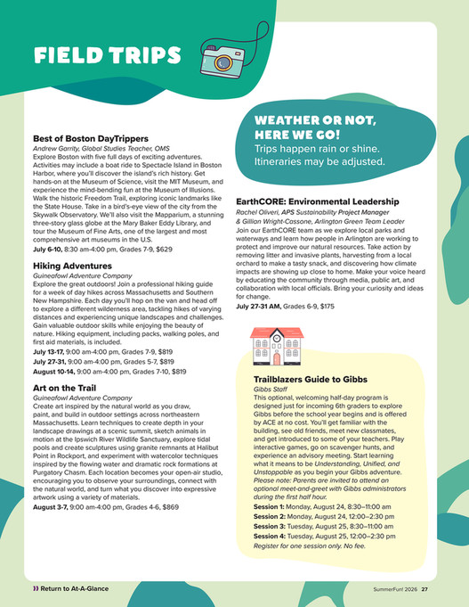 Arlington Community Education - SummerFun 2026 - Page 26-27