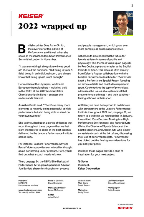 Leaders - Performance Journal 24: The Anatomy of a Champion - Page 2-3