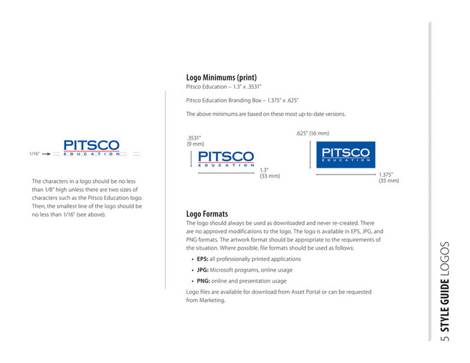 Pitsco Education - 69715 PE Style Guide - Page 6-7