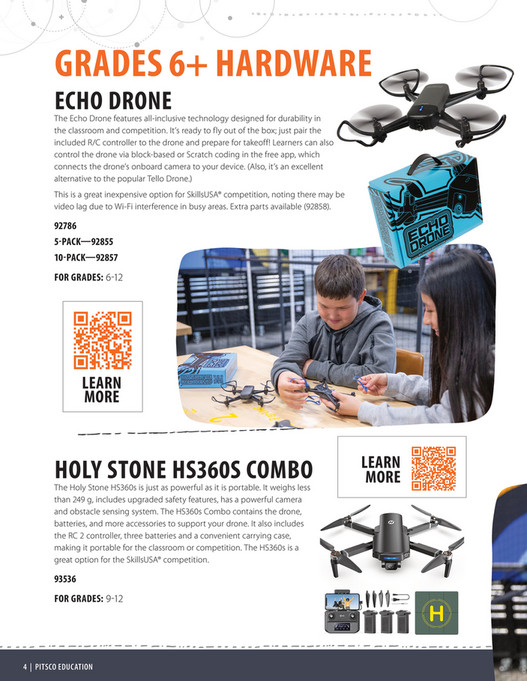 Pitsco Education Grades 3-12 Drone Continuum - Page 4-5