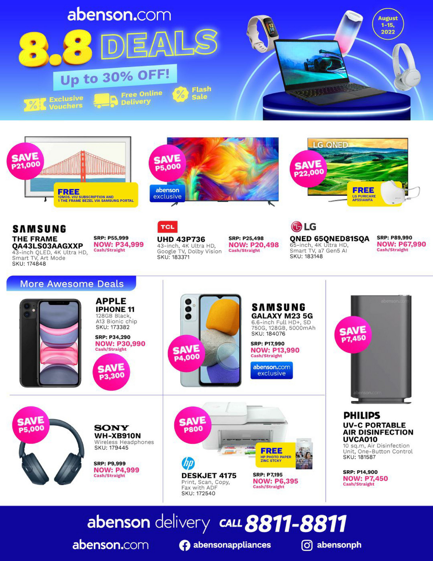 Abenson - Abenson 8.8 Deals - Page 1