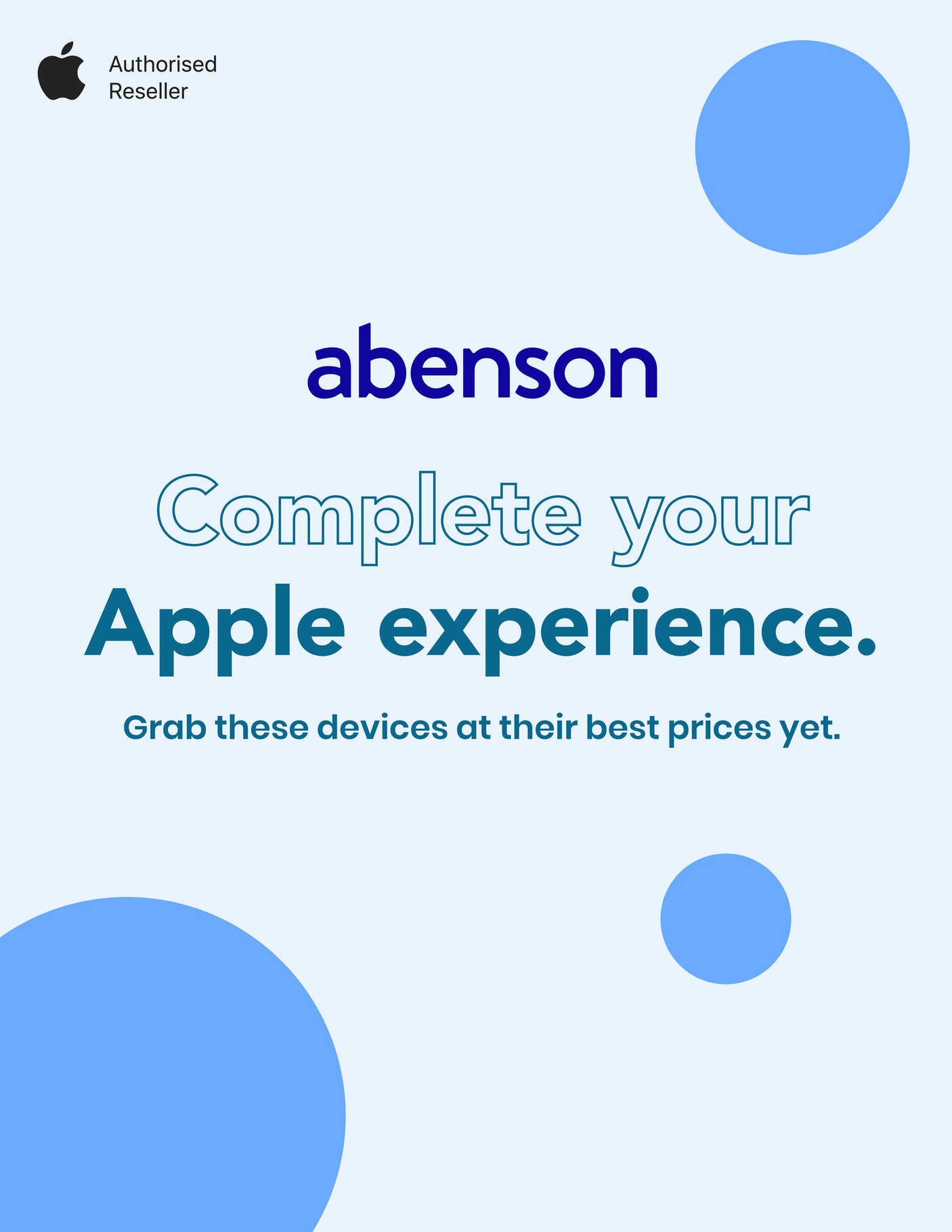 Abenson - Abenson Apple Catalog - October 2021 - Page 1