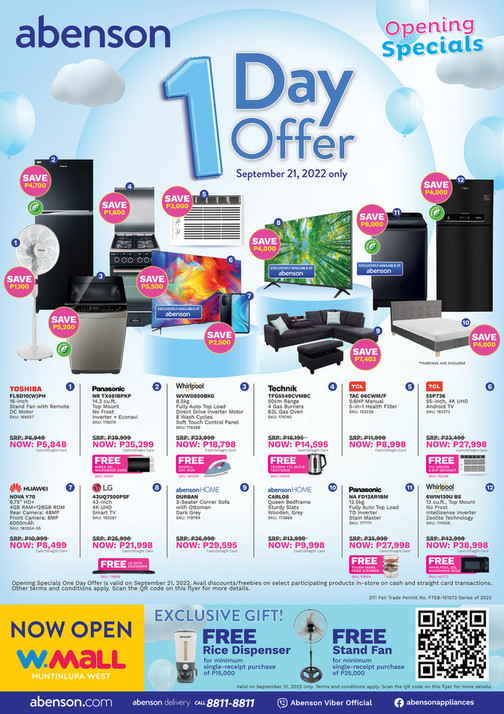 Abenson - Abenson W.Mall Muntinlupa West Opening - Page 1