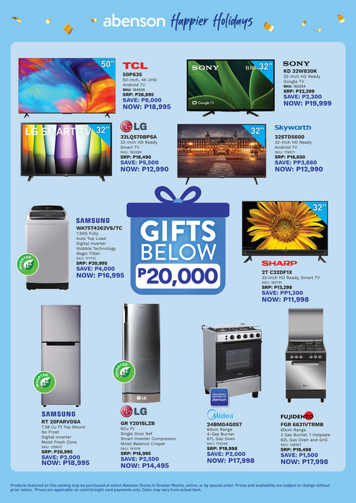 Abenson - Abenson Happier Holidays Catalogue 2022 - Page 8-9