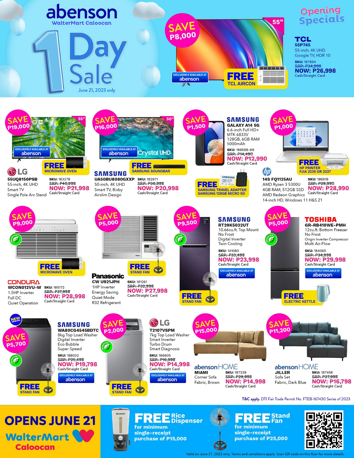 Abenson - Abenson WalterMart Caloocan Opening - Page 1