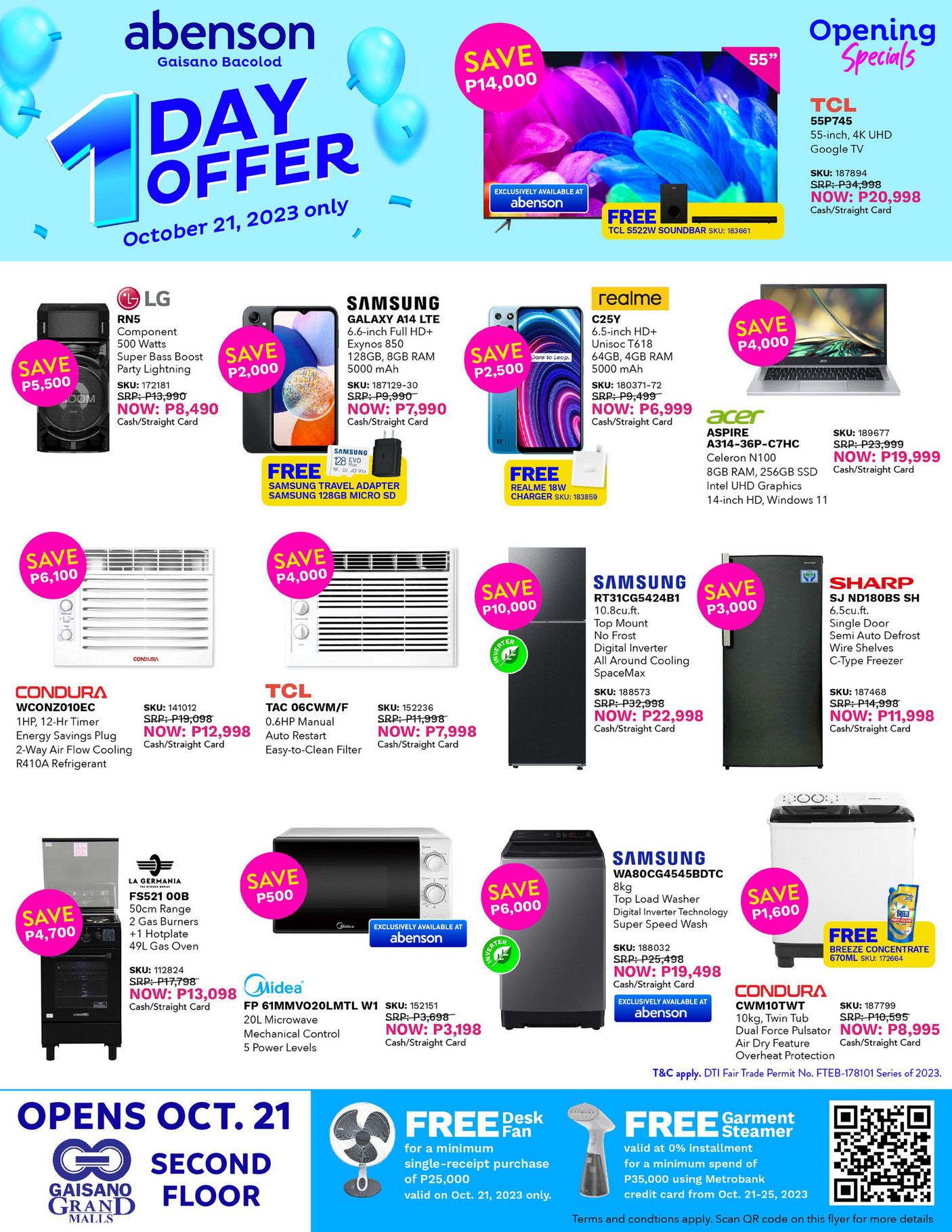 Abenson - Abenson Gaisano Bacolod Opening - Page 1