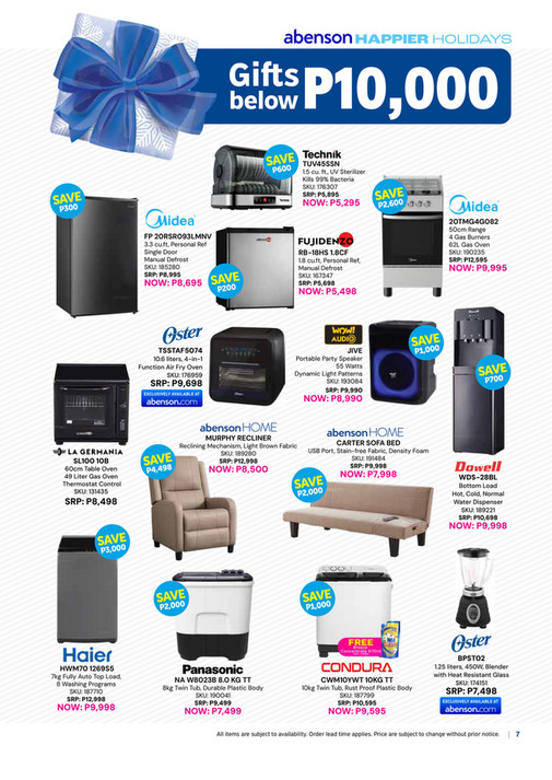 Abenson - Abenson Happier Holidays Catalogue 2024 - Page 6-7