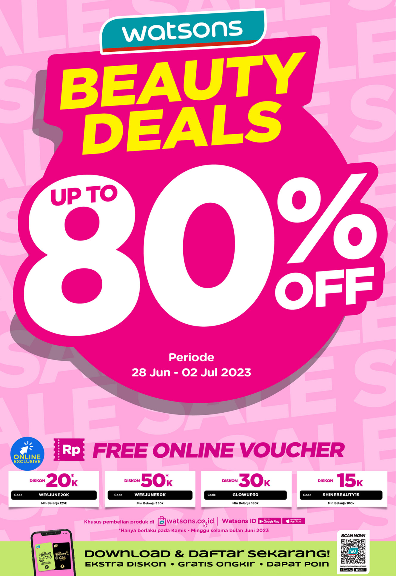 My publications - Katalog Watsons_WEEKEND SPECIAL_BEAUTY DEALS_28 JUNI - 02 JULI 2023 (1) - Page 1