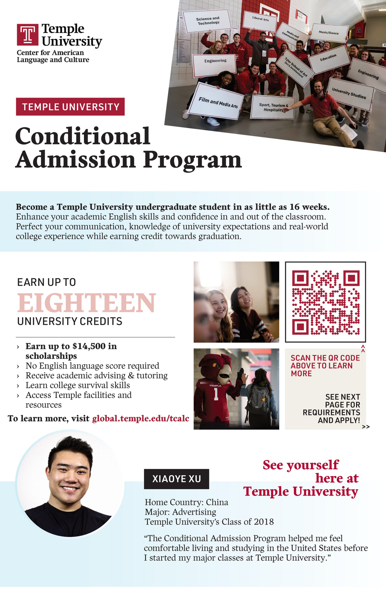 Temple University - Conditional Admission Program - Page 2