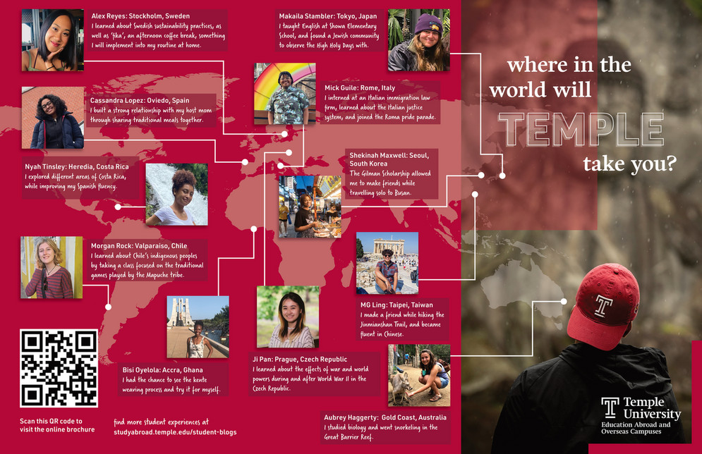 Temple University Education Abroad Programs Brochure - Page 1
