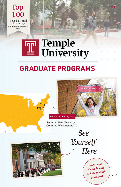 Temple University - Temple University Graduate Brochure - Page 1