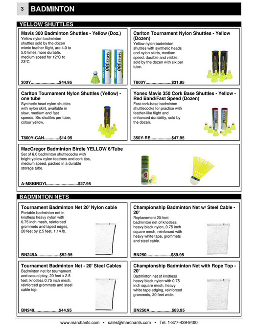 My publications - Badminton Catalogue 26 - Page 1